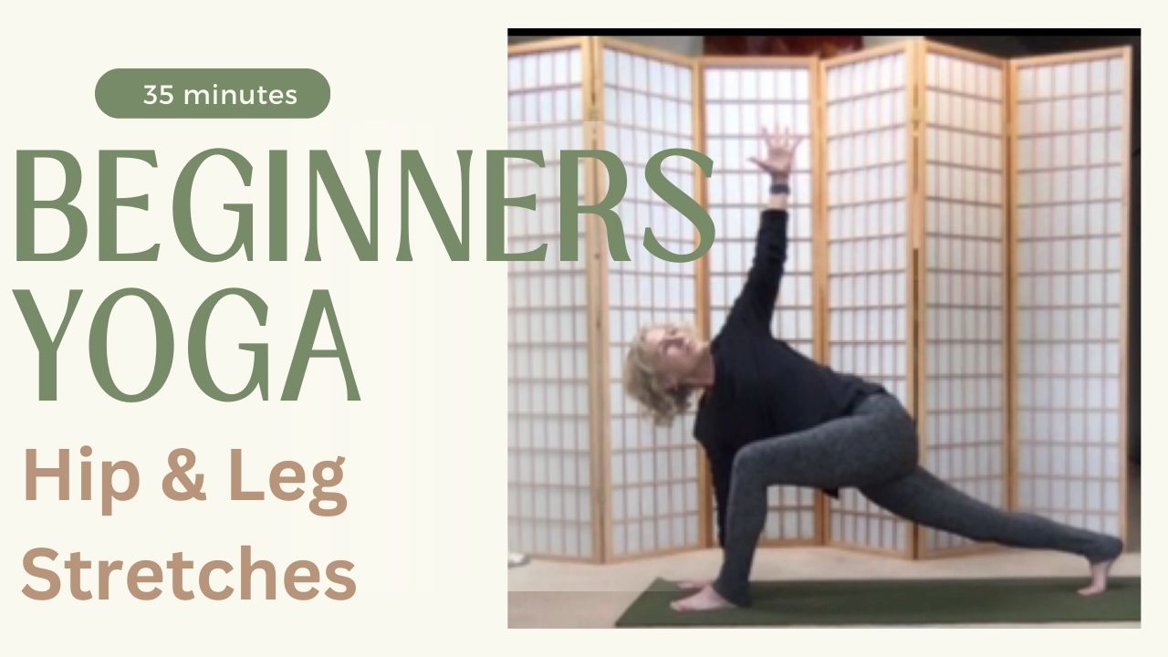 Beginner's Yoga Home Practice for Hip and Leg Stretches | Yoga 4 Man ...